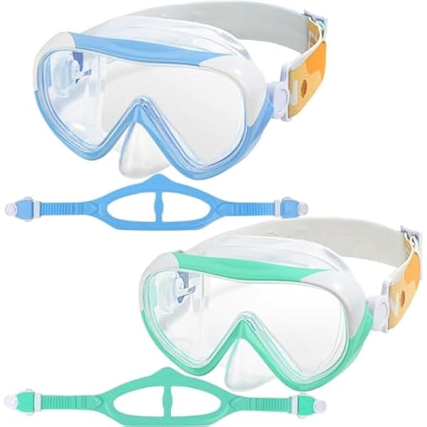 Kids Swim Mask - Ultimate 180° Kids Swim Goggles Anti-Fog Child Diving ...