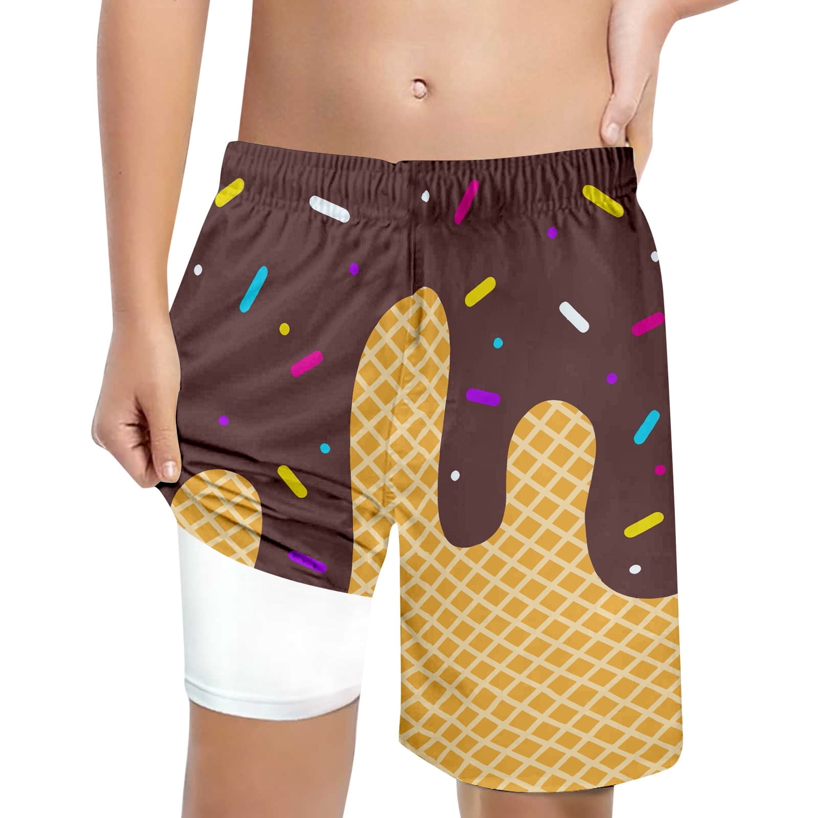 Kids Swim Trunks Boys Comfortable Beach Shorts For Swimming Pool Summer ...