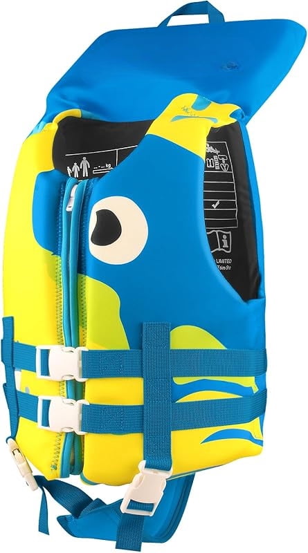 Kids Swim Vest for 20-70 Pounds Boys and Girls, Easy On/Off Zipper ...