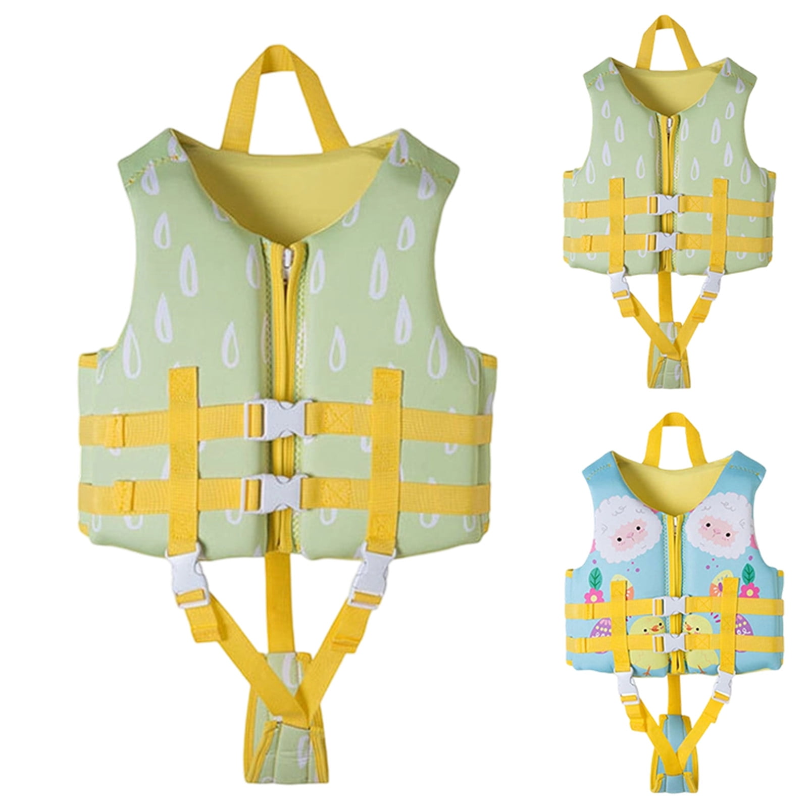 Kids Swim Vest Toddler Float Jacket Girls Swimwear Life Vest Pool Beach ...