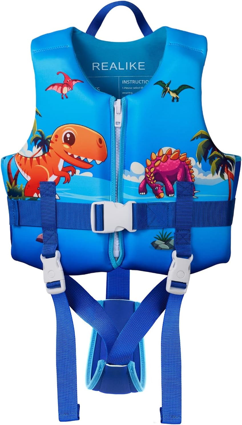 Kids Swim Vest Toddler Floaties Adjustable Safety Strap Swimming Aids ...