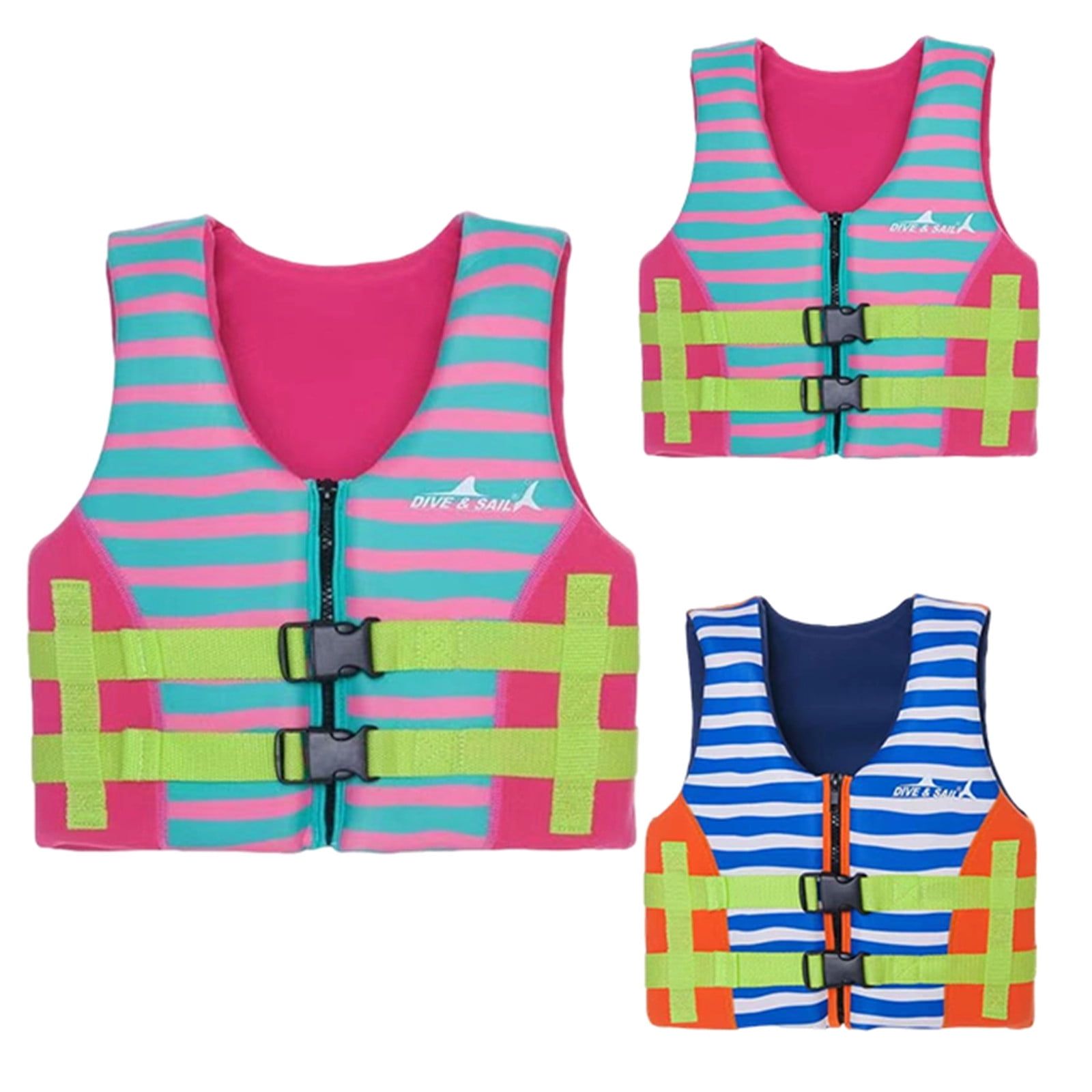 Kids Swim Vest Toddler Floaties for Boys Girls Girls Swimwear Life Vest ...