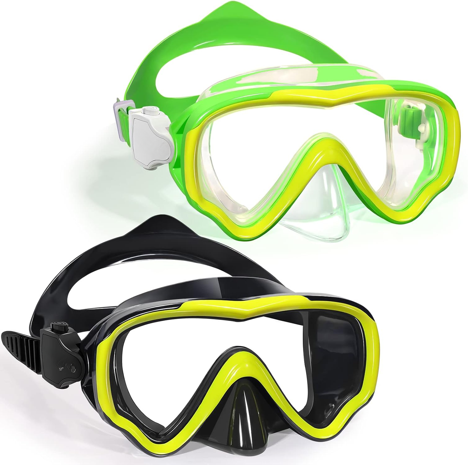 Kids Swimming Goggles Swim Mask with Nose Cover for Kids Youth , Anti ...