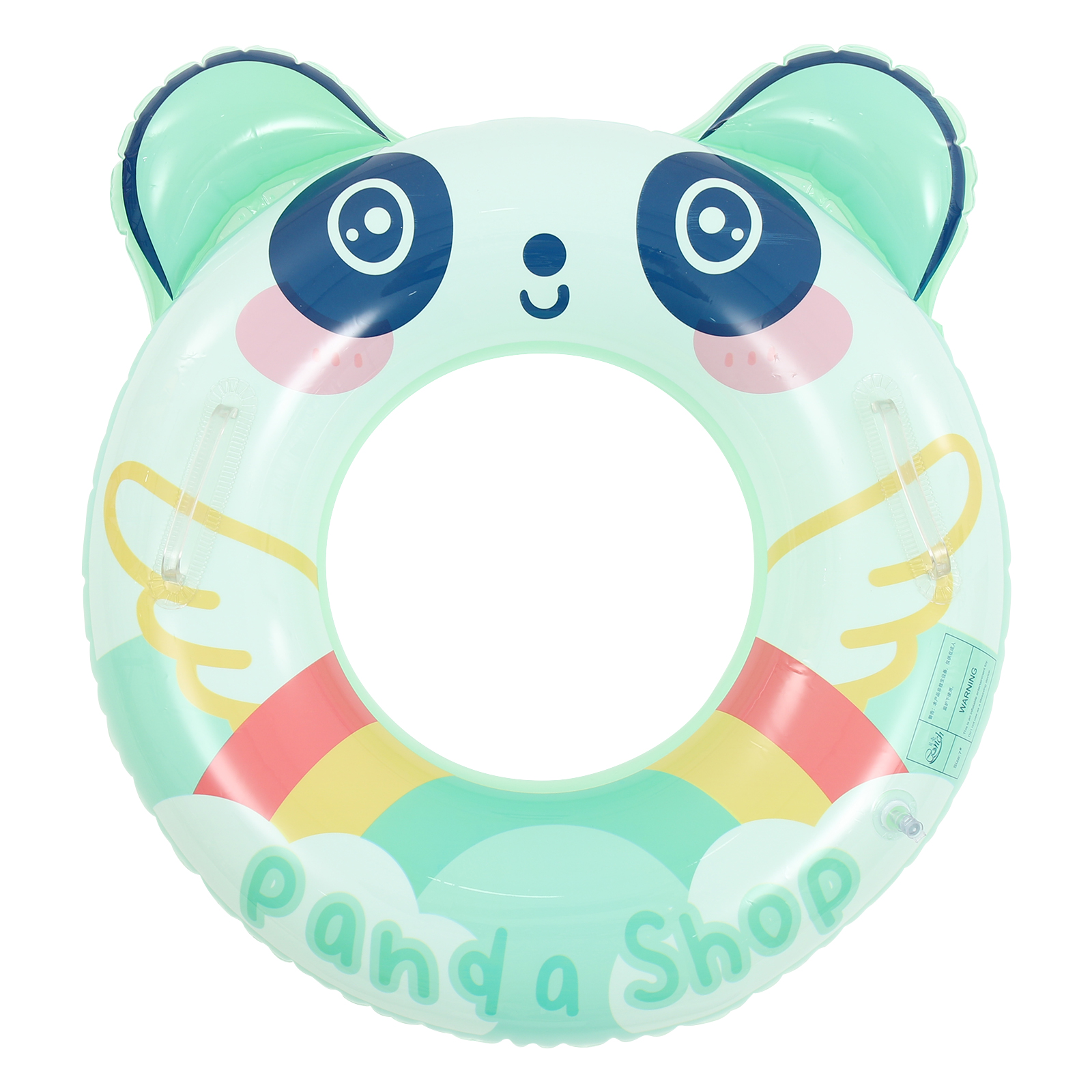 Kids Swimming Pool Floating Ring Cartoon Panda PVC Summer Float Ring ...