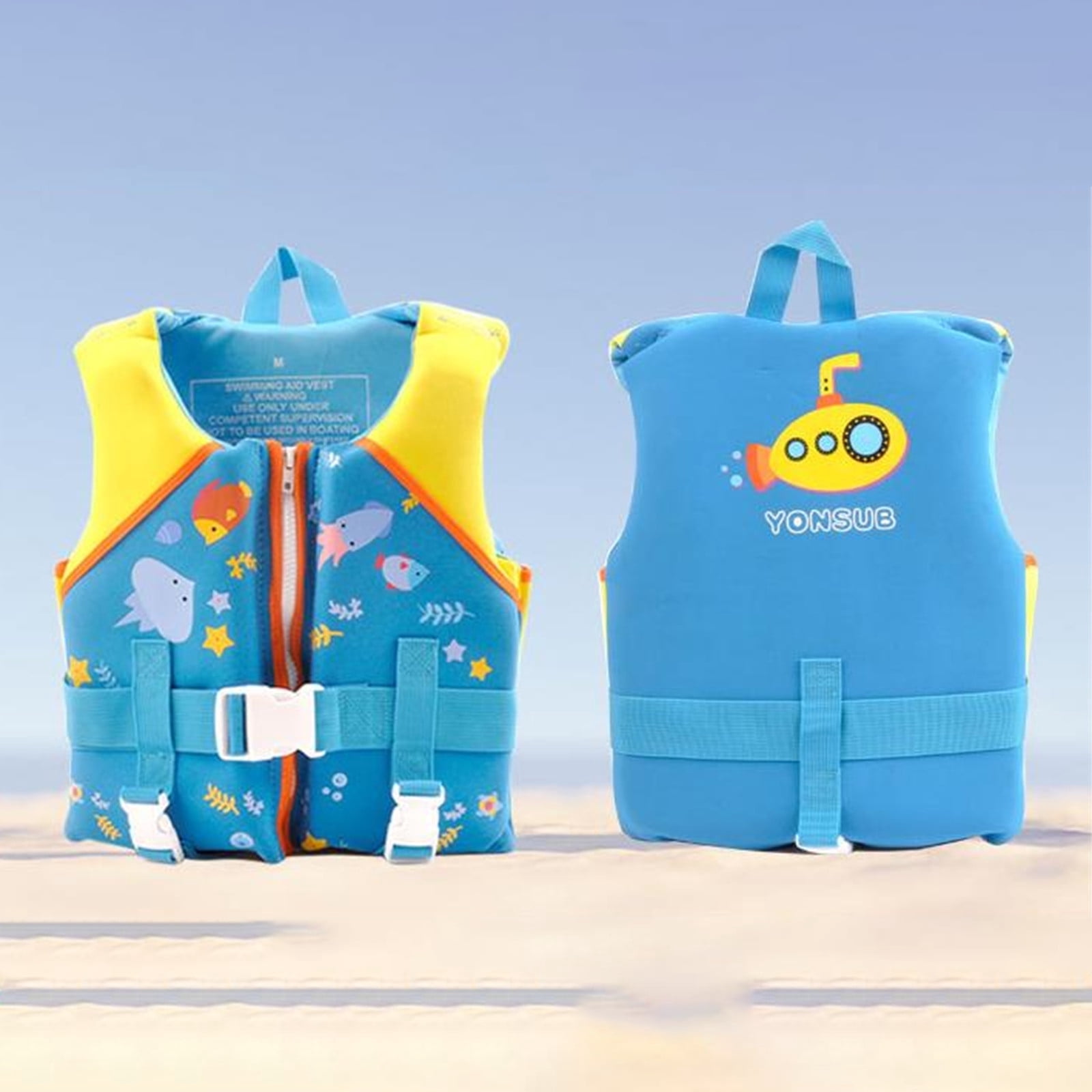 Kids Swimsuits Kids Toddler Adjustable Swim Vest Bright Colors ...