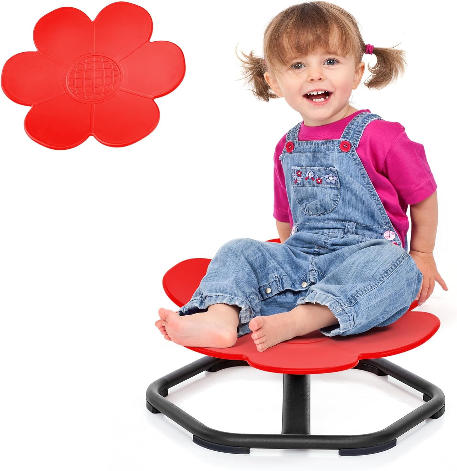 Kids Swivel Chair, Non-Slip Base Spinning Chair for Autistic Kids, Sit ...