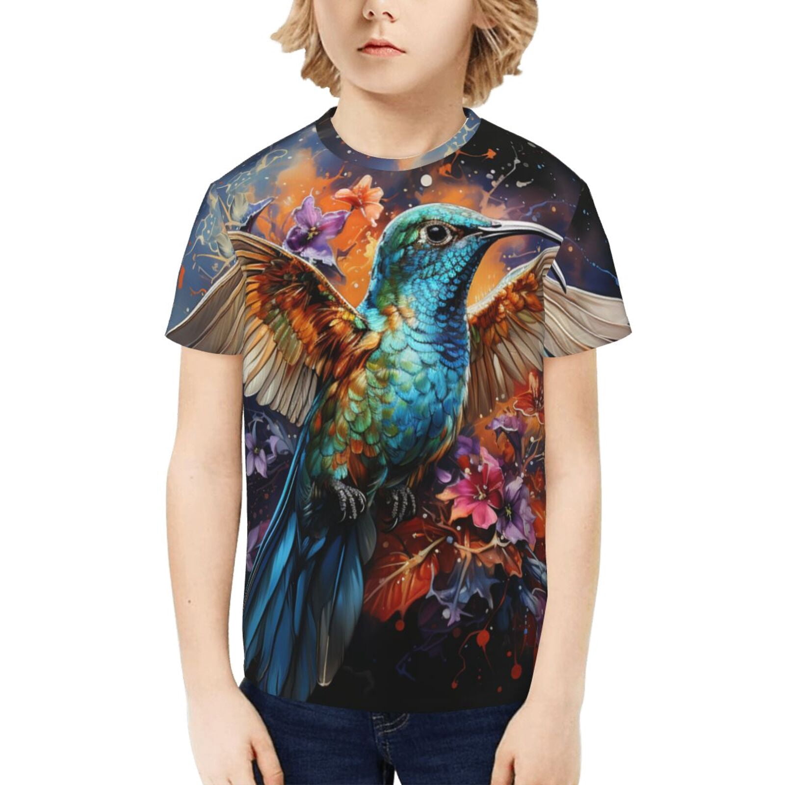 Kids T-Shirts 3D Graphic Tee for Boys Girls Fashion Casual Top ...