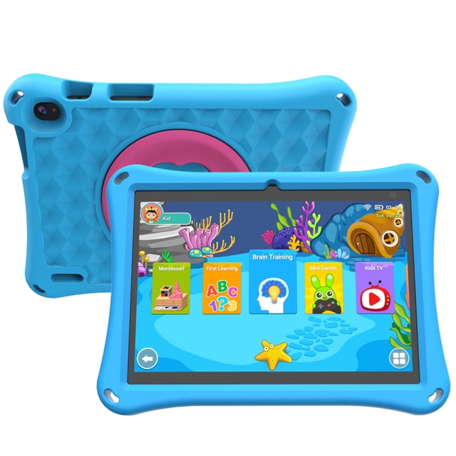 Kids Tablet 10 inch, Android 12 Tablets for Kids 32GB ROM 512GB Expand ...