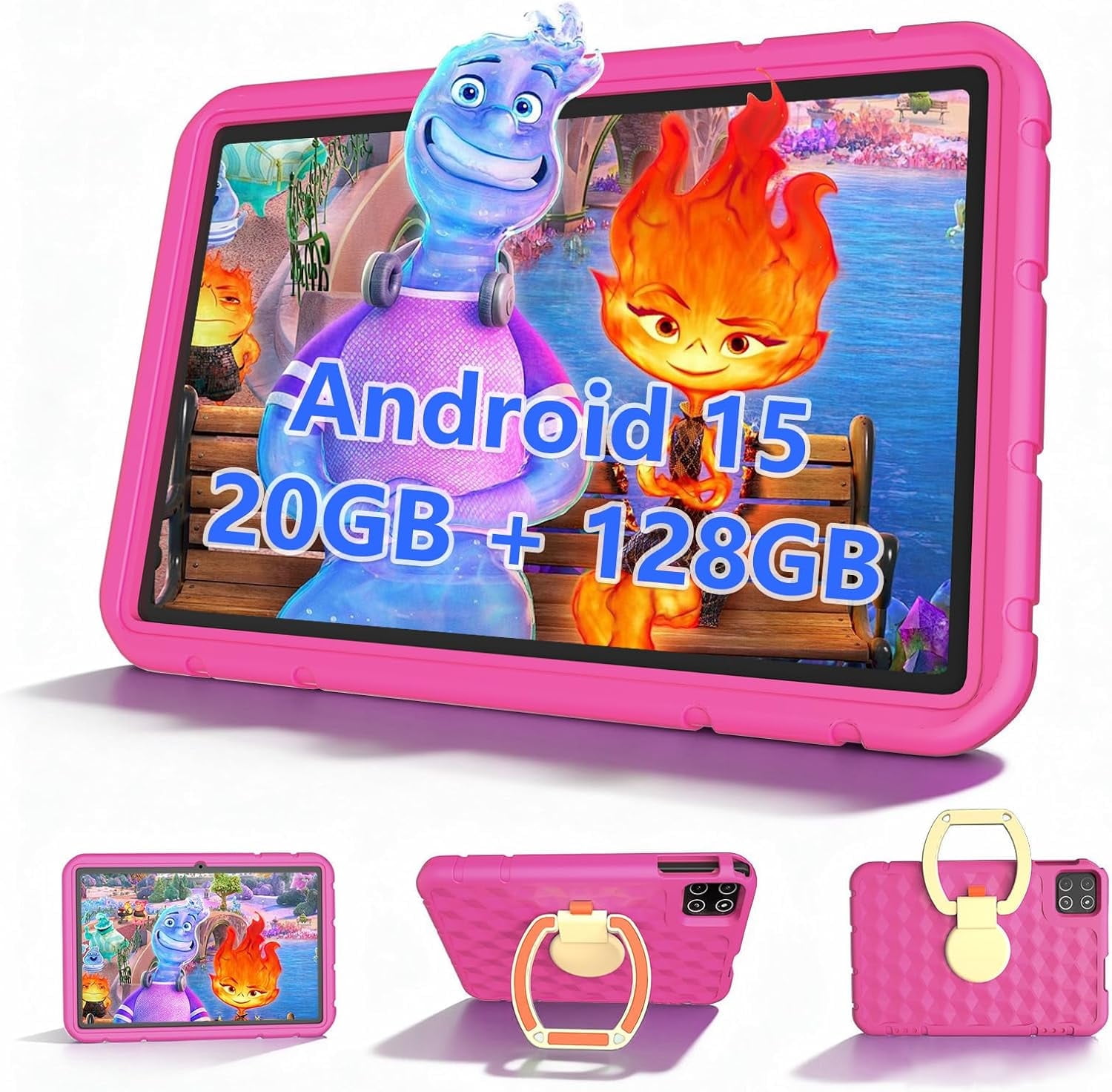 Kids Tablet, 10 inch Android 15 Tablet for Kids, 20GB RAM 128GB ROM ...