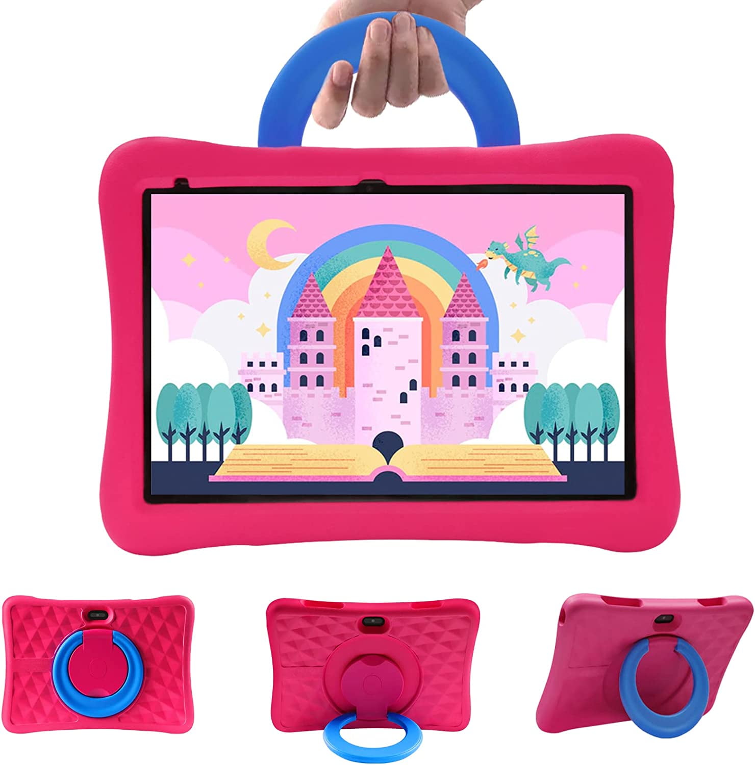 Kids Tablet 10 inch, Android Tablet for kids, IPS HD Display 1280 X 800 ...