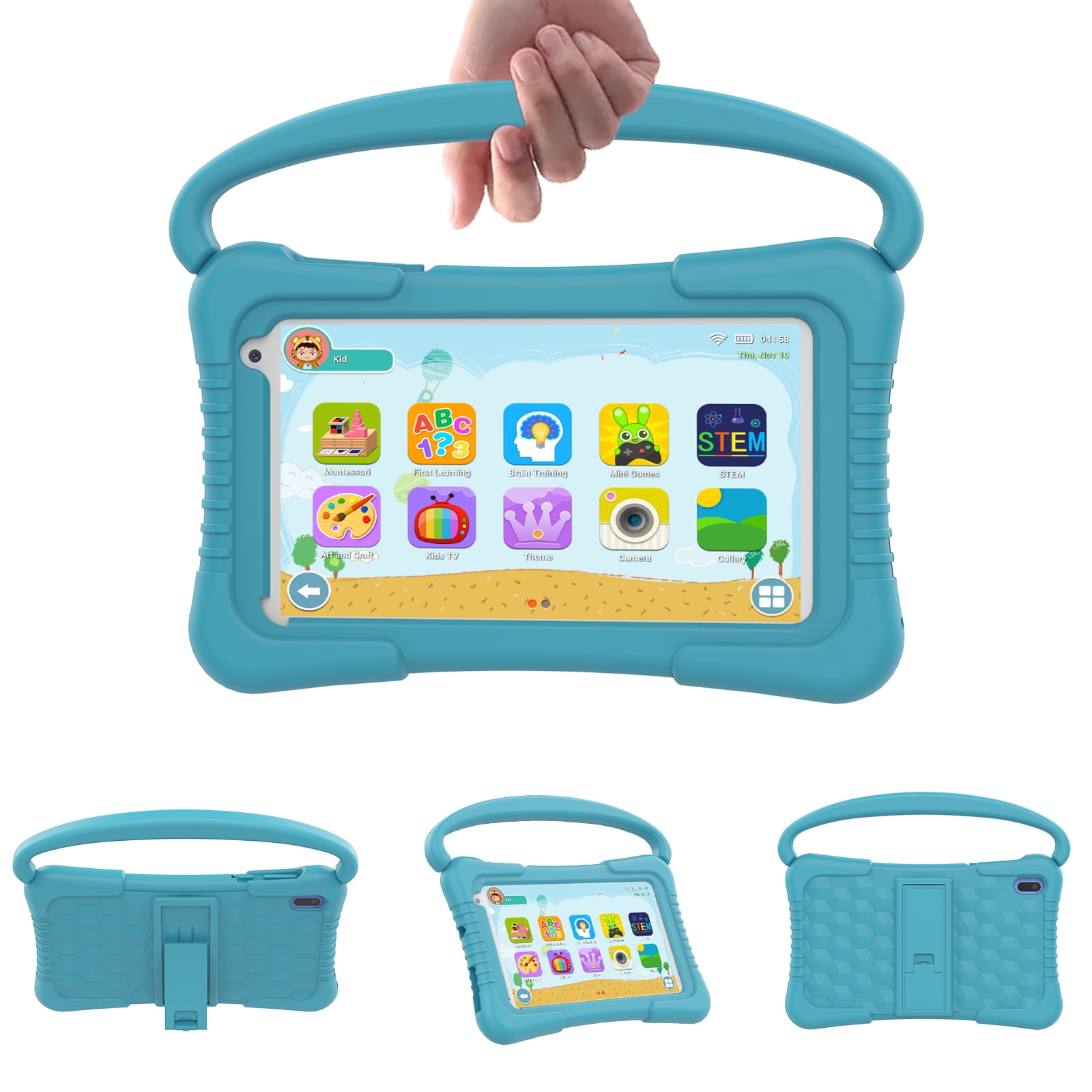 7-inch Kids Tablet with Android 11, 2GB RAM, 32GB ROM, Parental Control ...