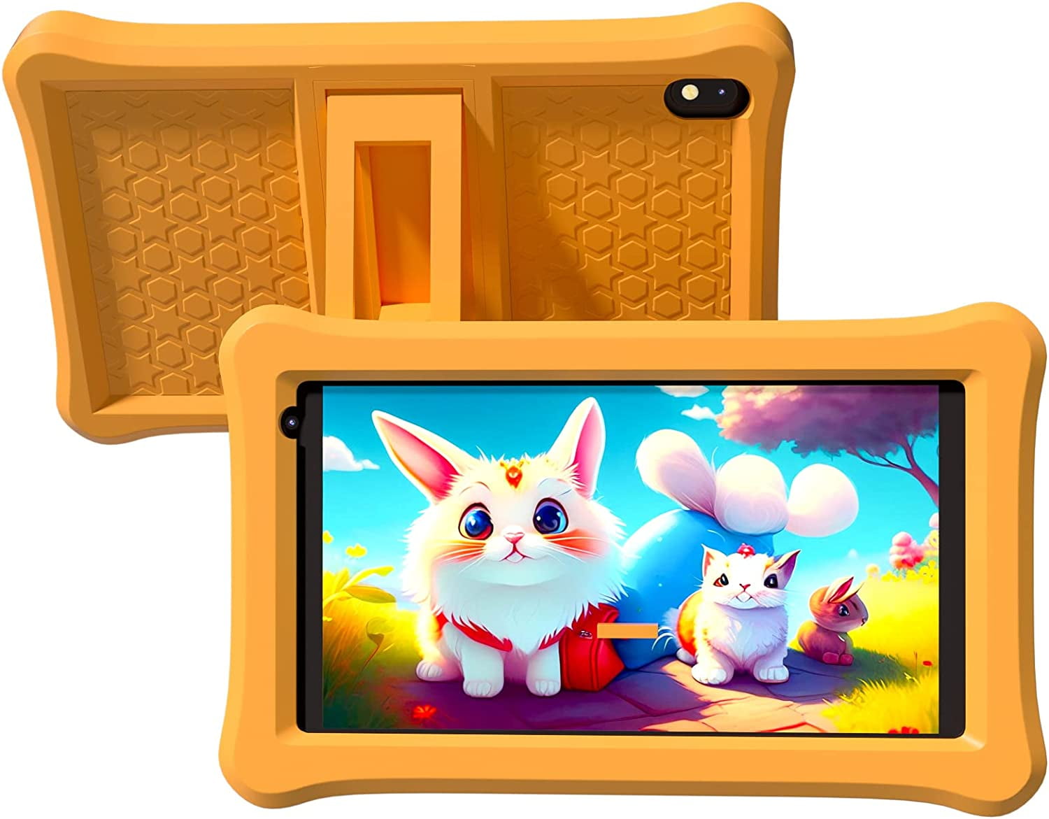 Kids 7 inch Android 12 Tablet: 4GB RAM, 32GB ROM, WiFi, Bluetooth, Dual ...