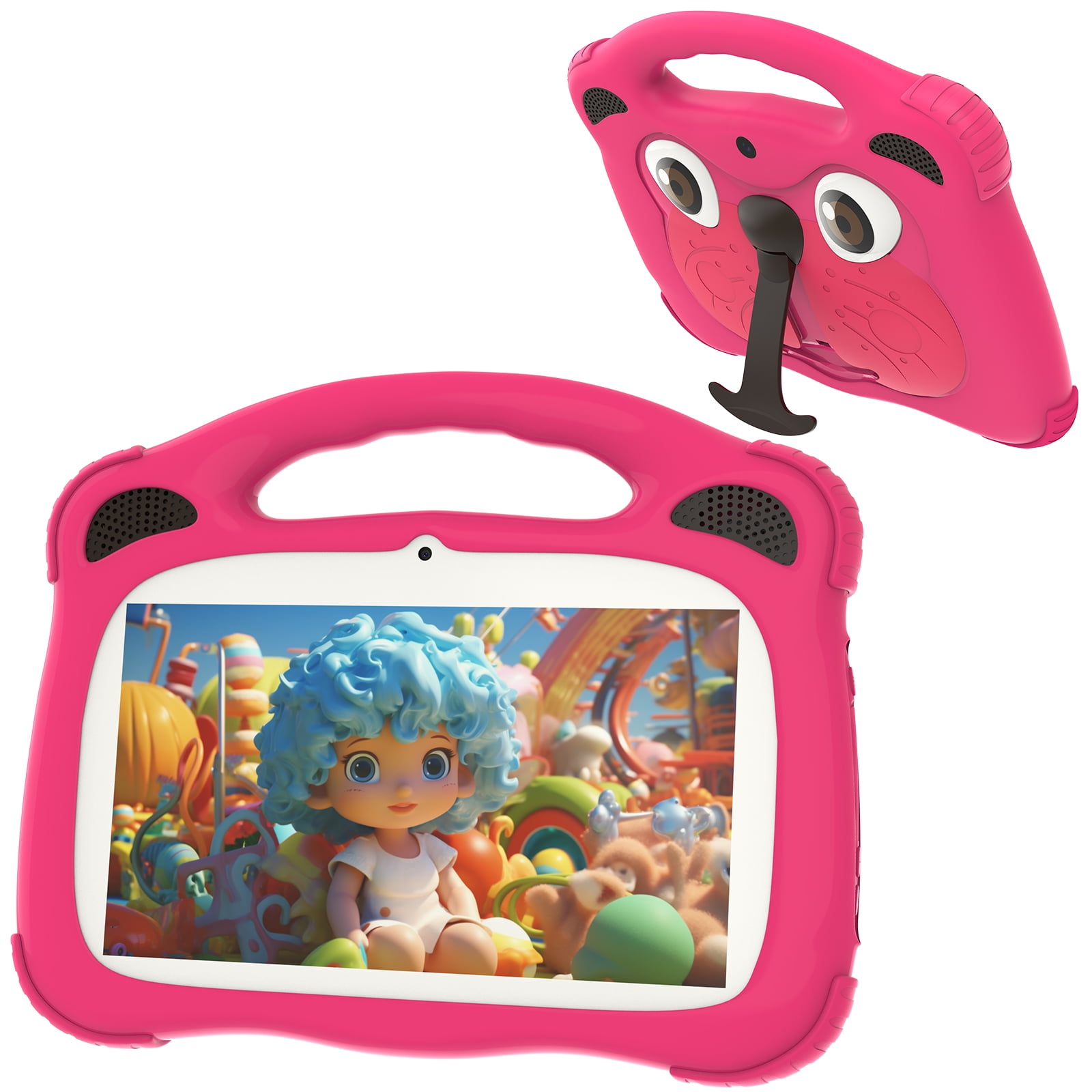 Kids Tablet 7 inch Tablet for Kids Android Toddler Cartoon Tablets With ...