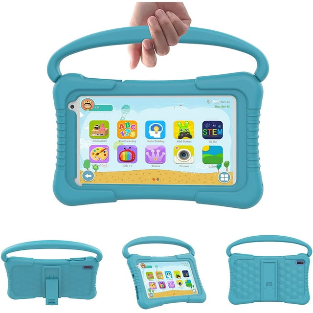 7 inch Kids Tablet, 32GB, Android 11, 2GB RAM, Dual Camera, Pre ...