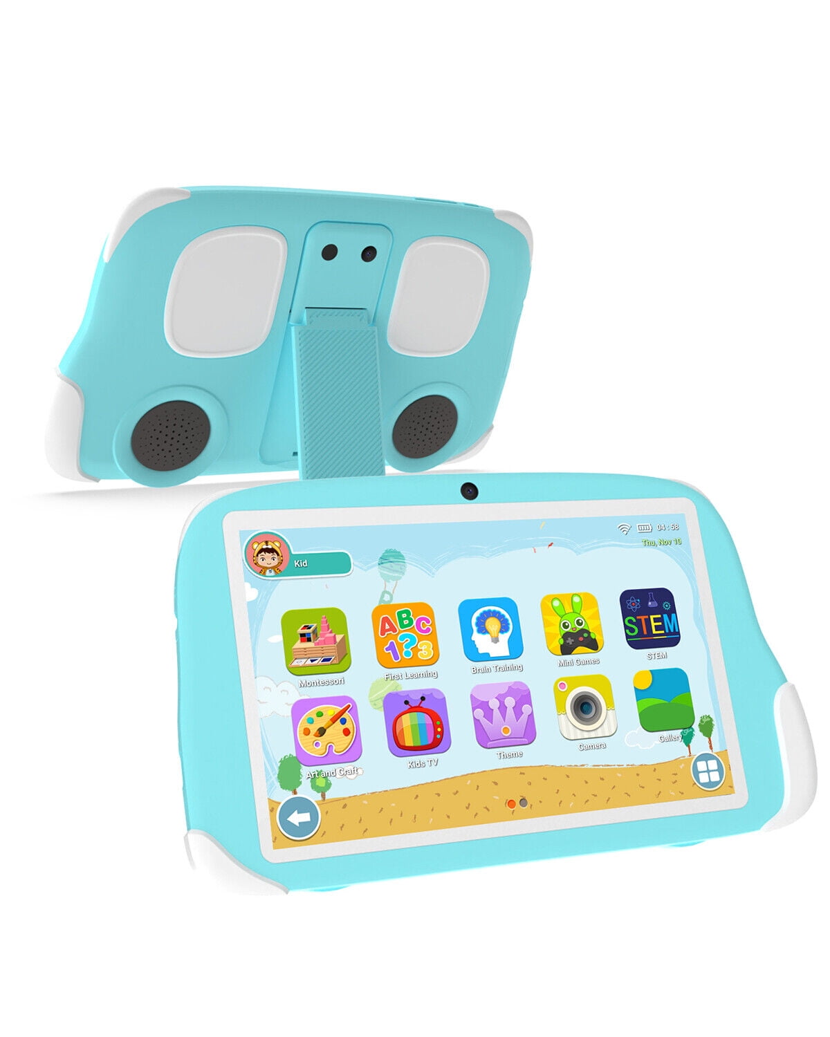 Kids Tablet 8" Android 12 Tablet for Kids 32GB Bluetooth WiFi Parental ...