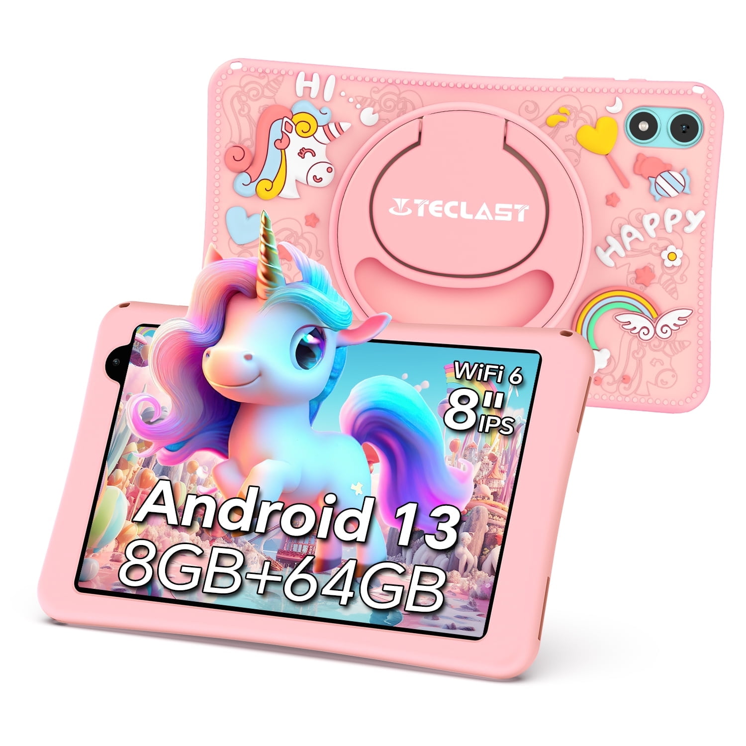 TECLAST P85T Kids 8-inch Android 13 Tablet, Kid-Proof Case, 8GB RAM, 1 ...