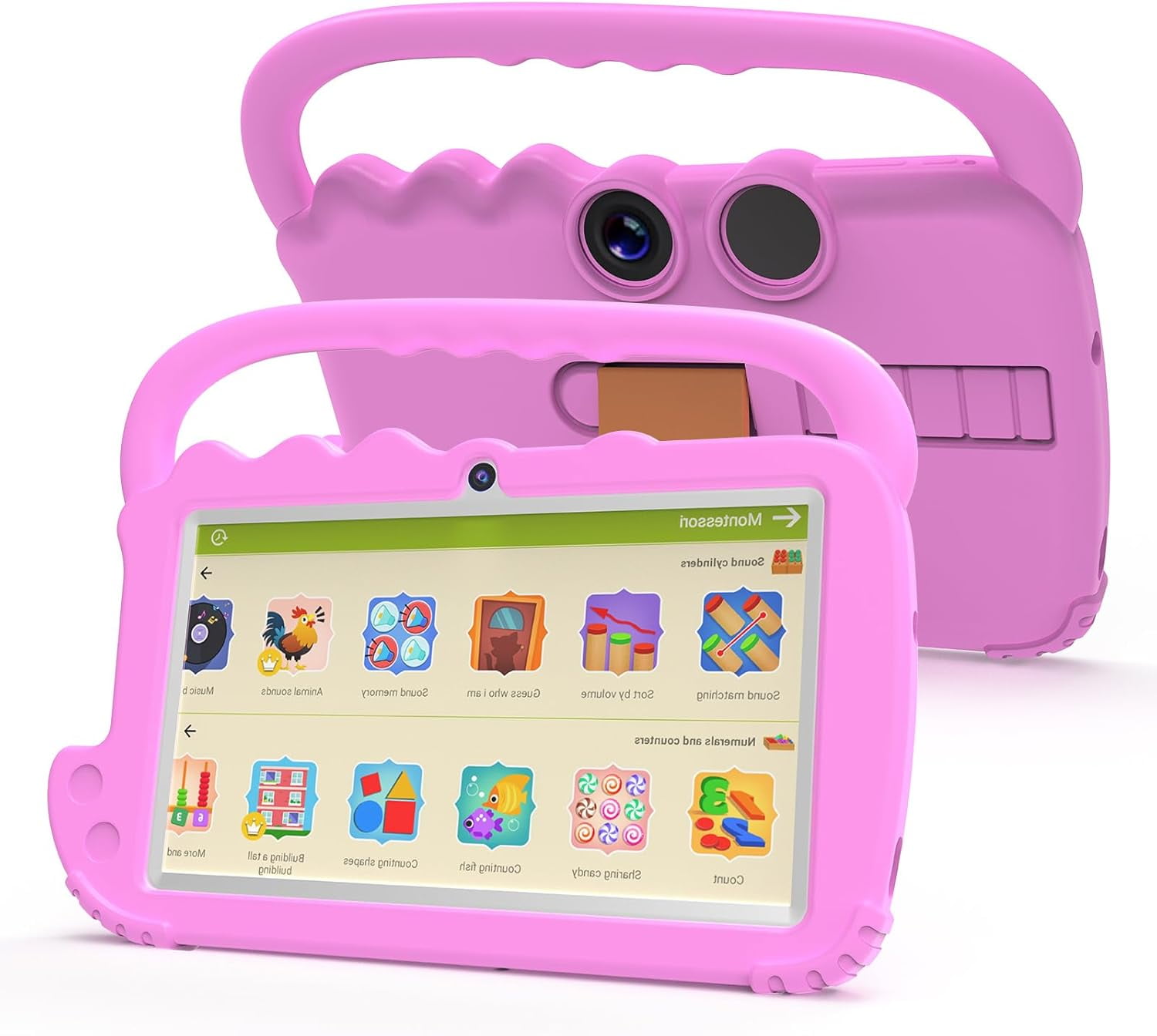 Kids Tablet, Toddler Tablet, 7-inch Tablet, 4GB + 32GB Android 12 ...