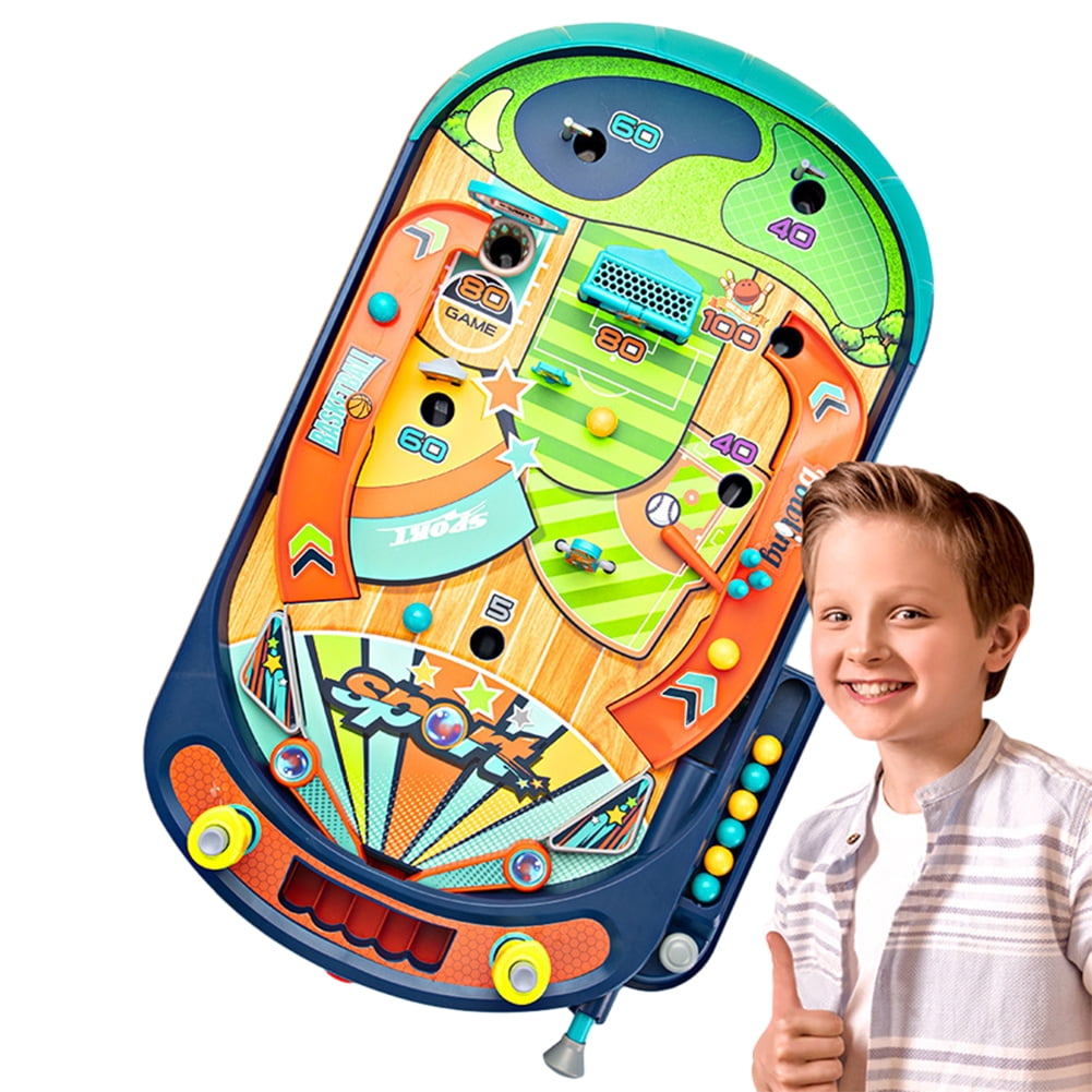 Kids Tabletop Bouncing Pinball Game Toys,Baby Inger Ejection Shooting ...