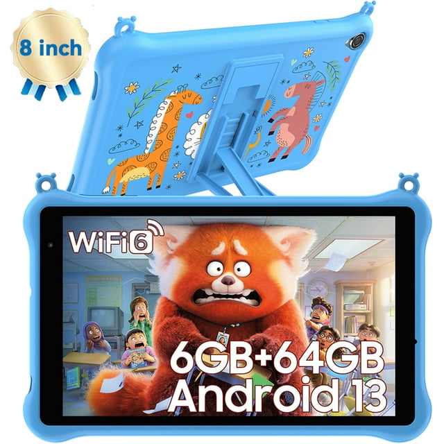 Free Shipping! Kids Tablets Blackview 8 inch Education WiFi Tablets ...