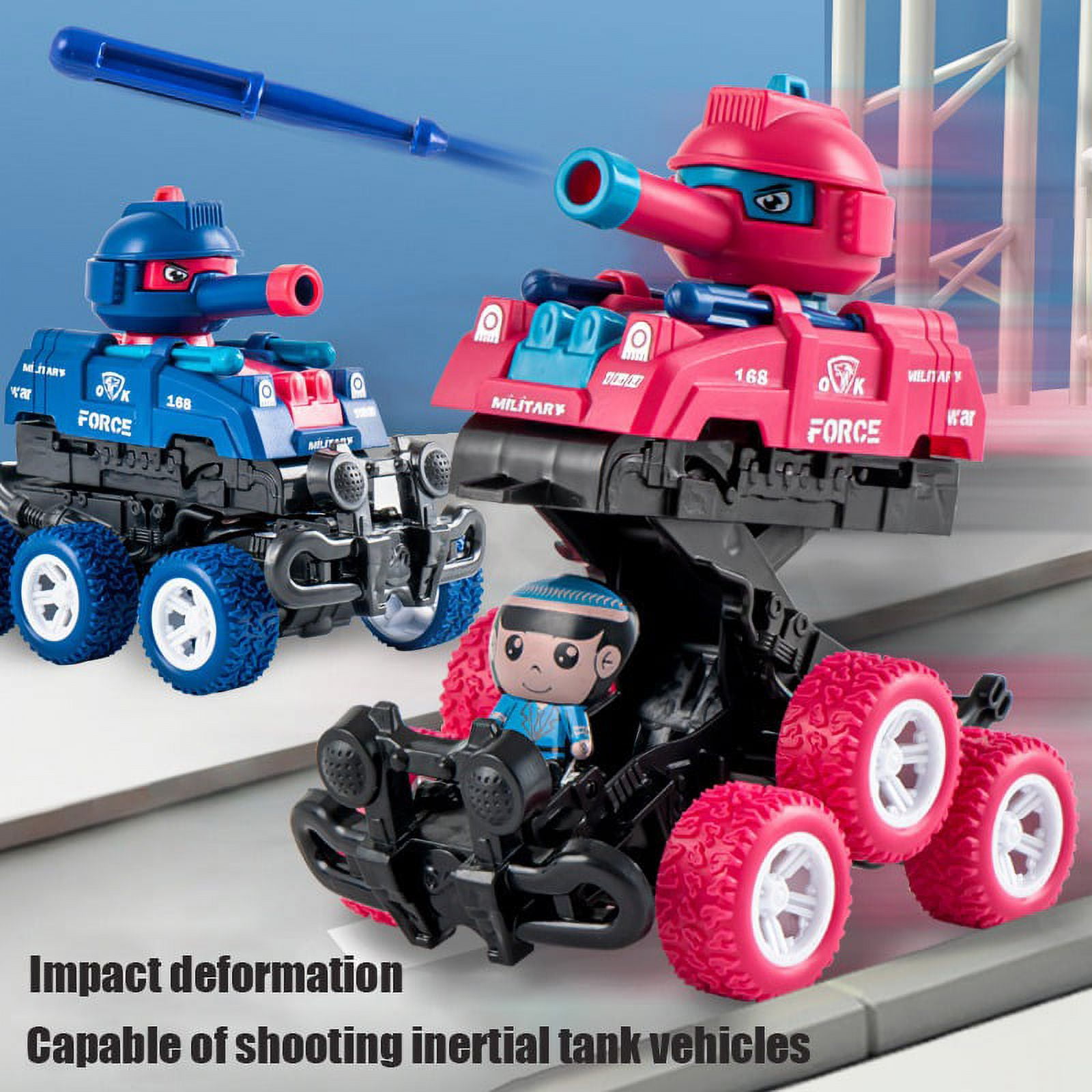 Kids Tank Toys Deformation Tank Toy Set of 3Pcs, Individual Interactive ...