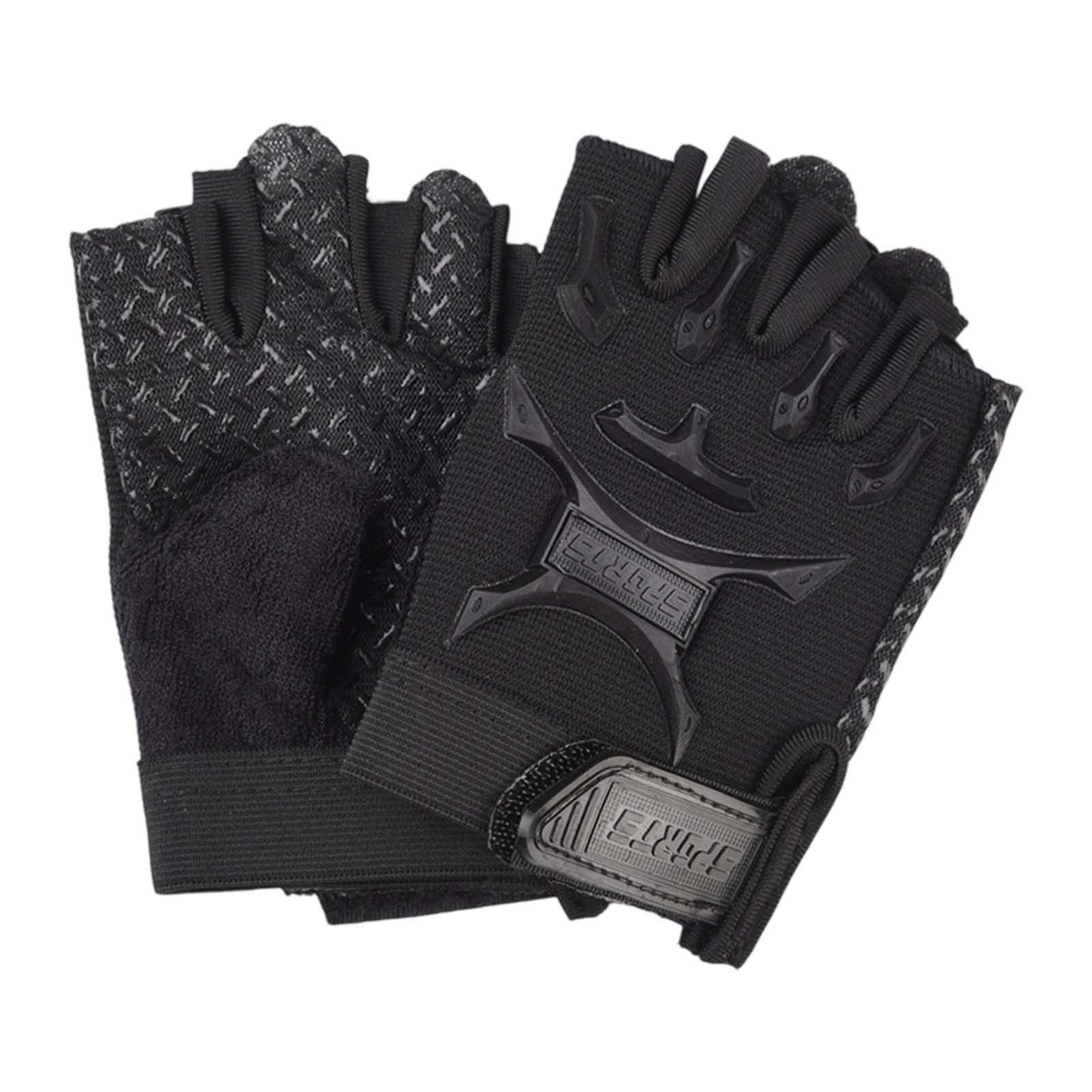 Kids Half Finger Gloves Non Grip for Bike Riding Scooter Outdoor Sports ...