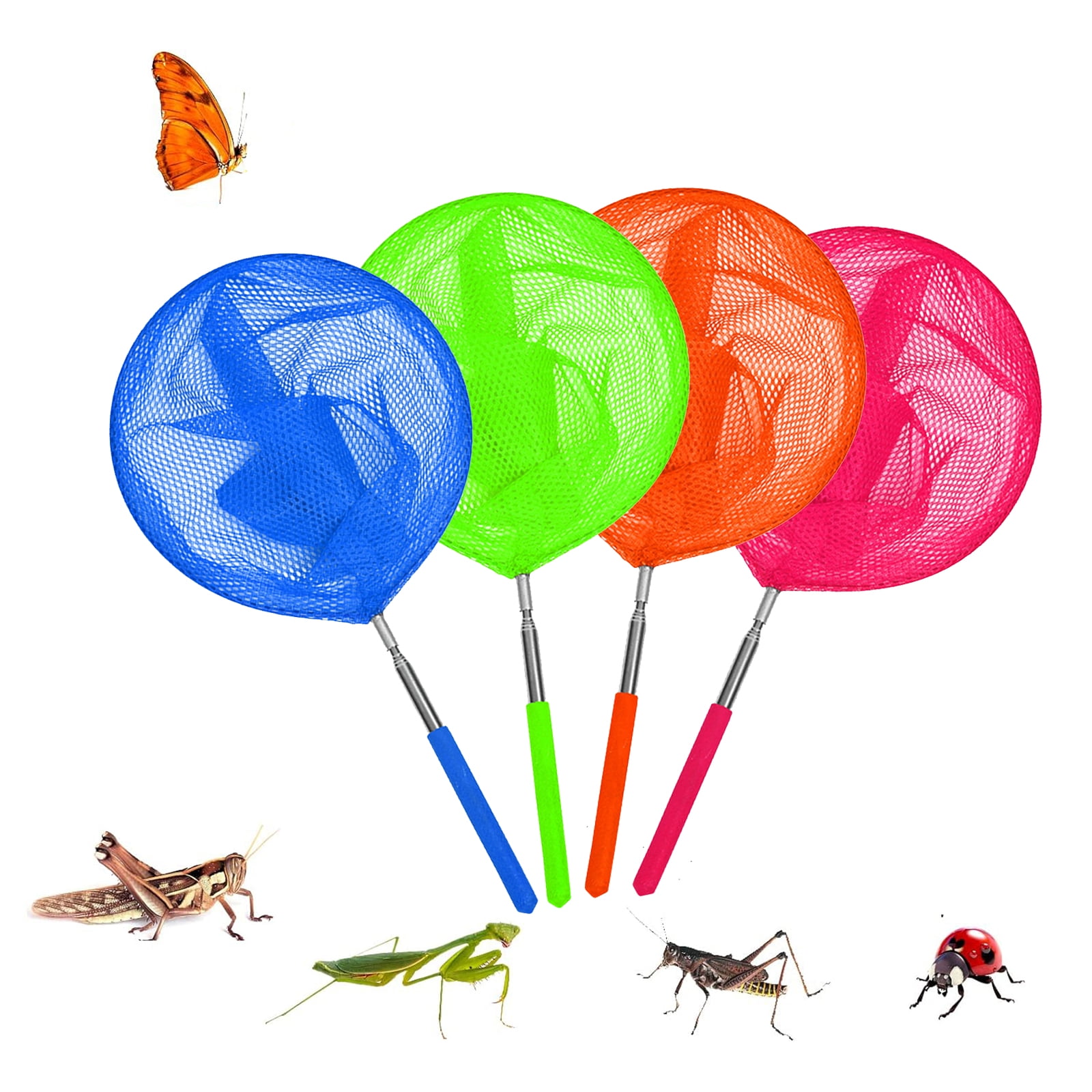 Kids Telescopic Butterfly Fishing Nets for Kids Catching Insect Net ...