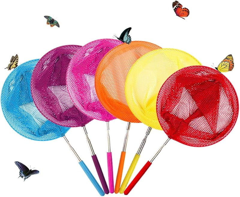 Kids Telescopic Butterfly Fishing Nets for Kids Catching Insect Net ...