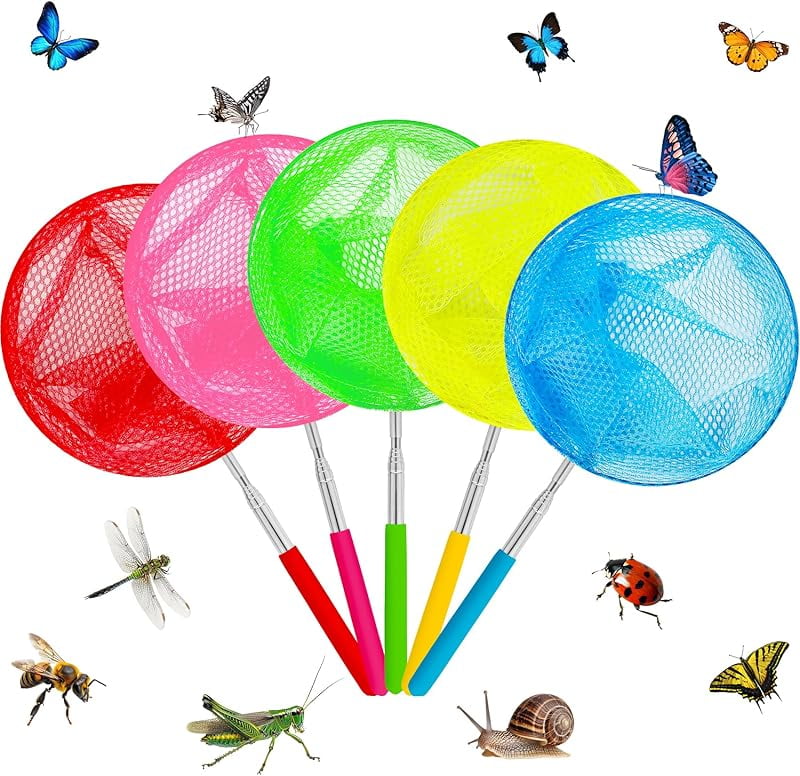 Kids Telescopic Butterfly Fishing Nets for Kids Catching Insect Net ...
