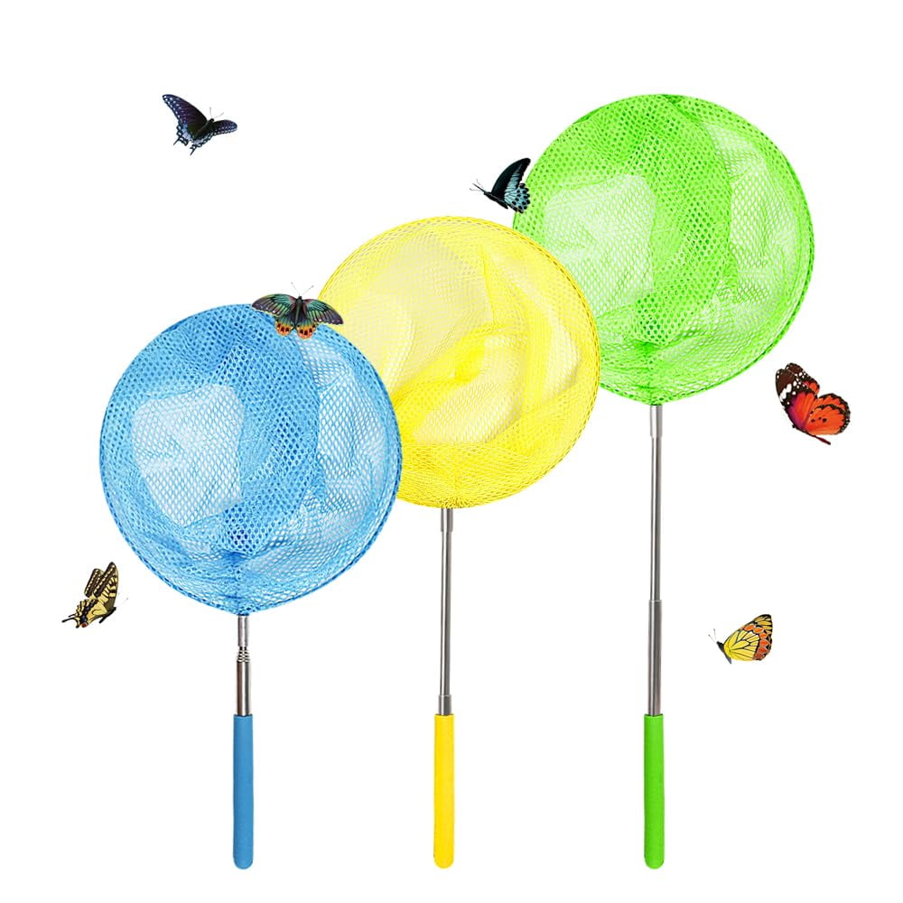 Kids Telescopic Butterfly Fishing Nets for Kids Catching Insect Net ...