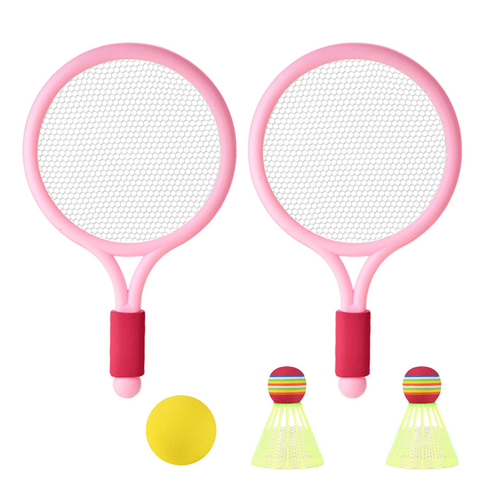 Kids Tennis Racquet Set Badminton Racket with Tennis and 2 Shuttlecocks ...