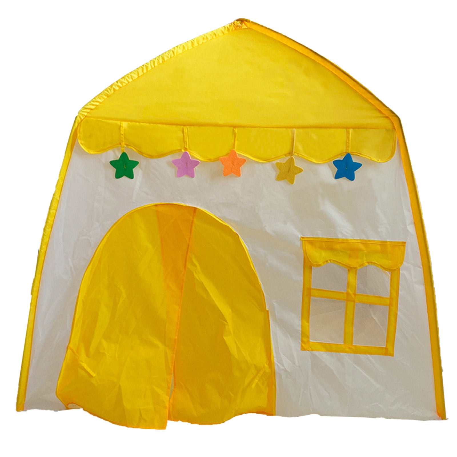 Kids Tent, Kids Playhouse 2 in 1 Large Play Tent with 1 Doors & 3 ...