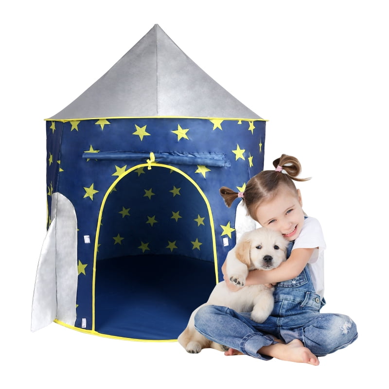 Kids Tent Rocket Spaceship, Kids Play Tent, Unicorn Tent for Boys ...