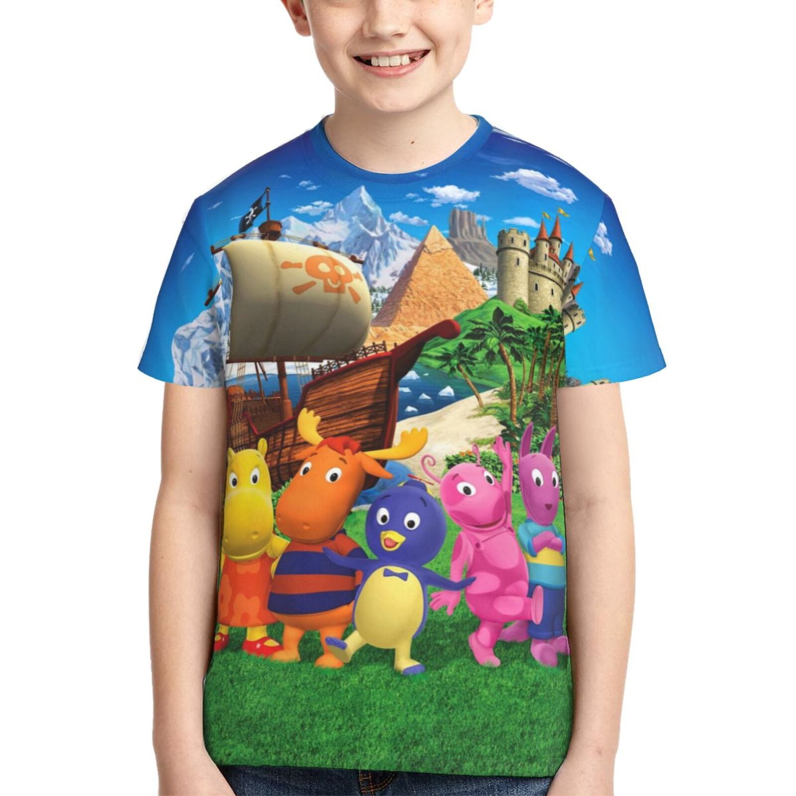 Kids The Anime Backyardigans T-Shirt 3d Printed Shirt Short Sleeve Top ...