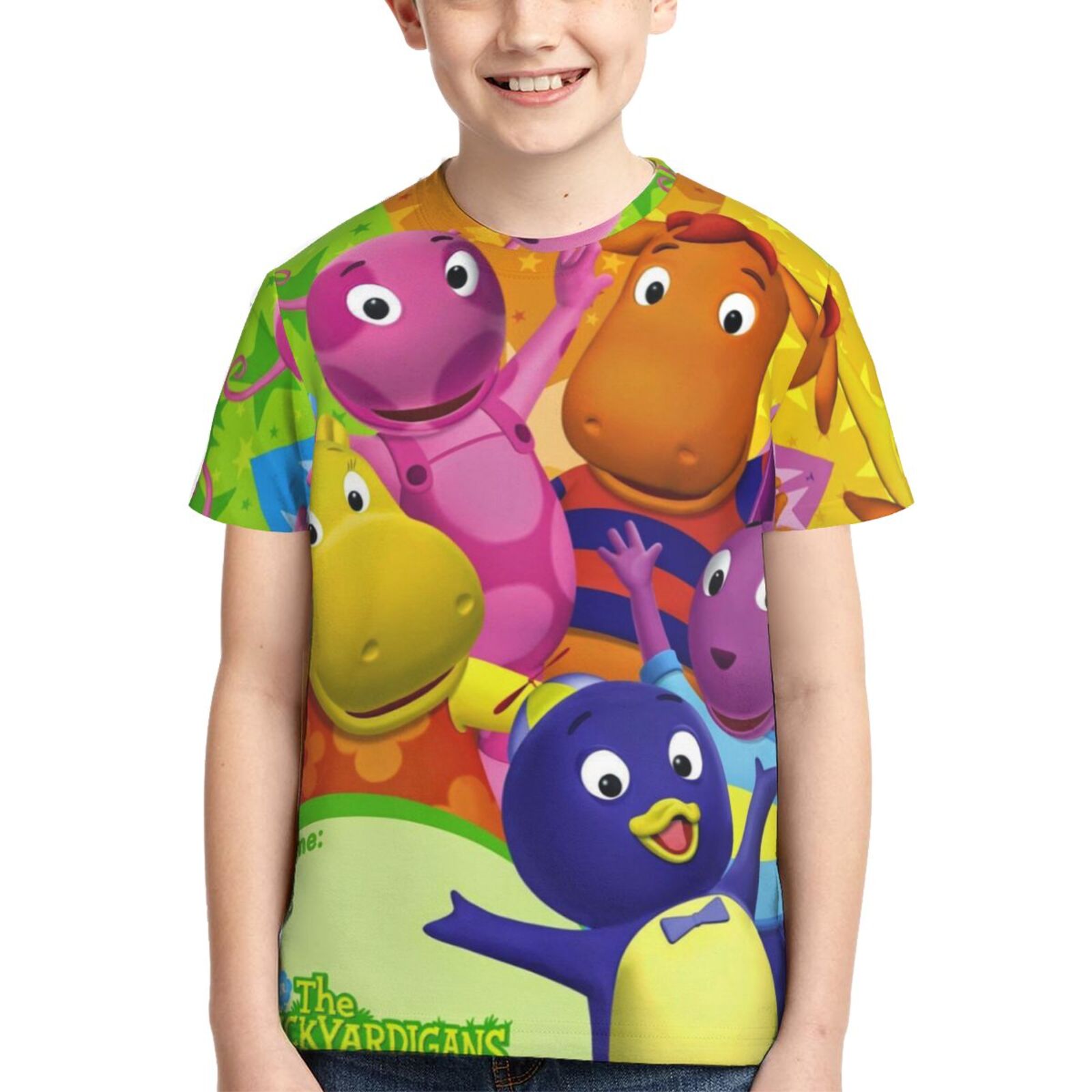 Kids The Anime Backyardigans T-Shirt 3d Printed Shirt Short Sleeve Top ...