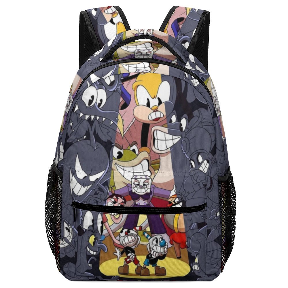 Kids The Cuphead Show Backpacks School Bag Bookbag Casual Daypack ...