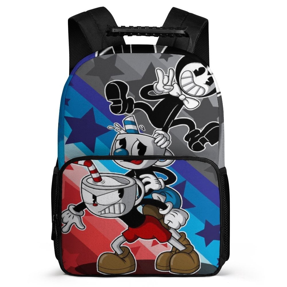 The Cuphead Show Backpacks Bookbag Casual Daypack Backpacks for Travel ...