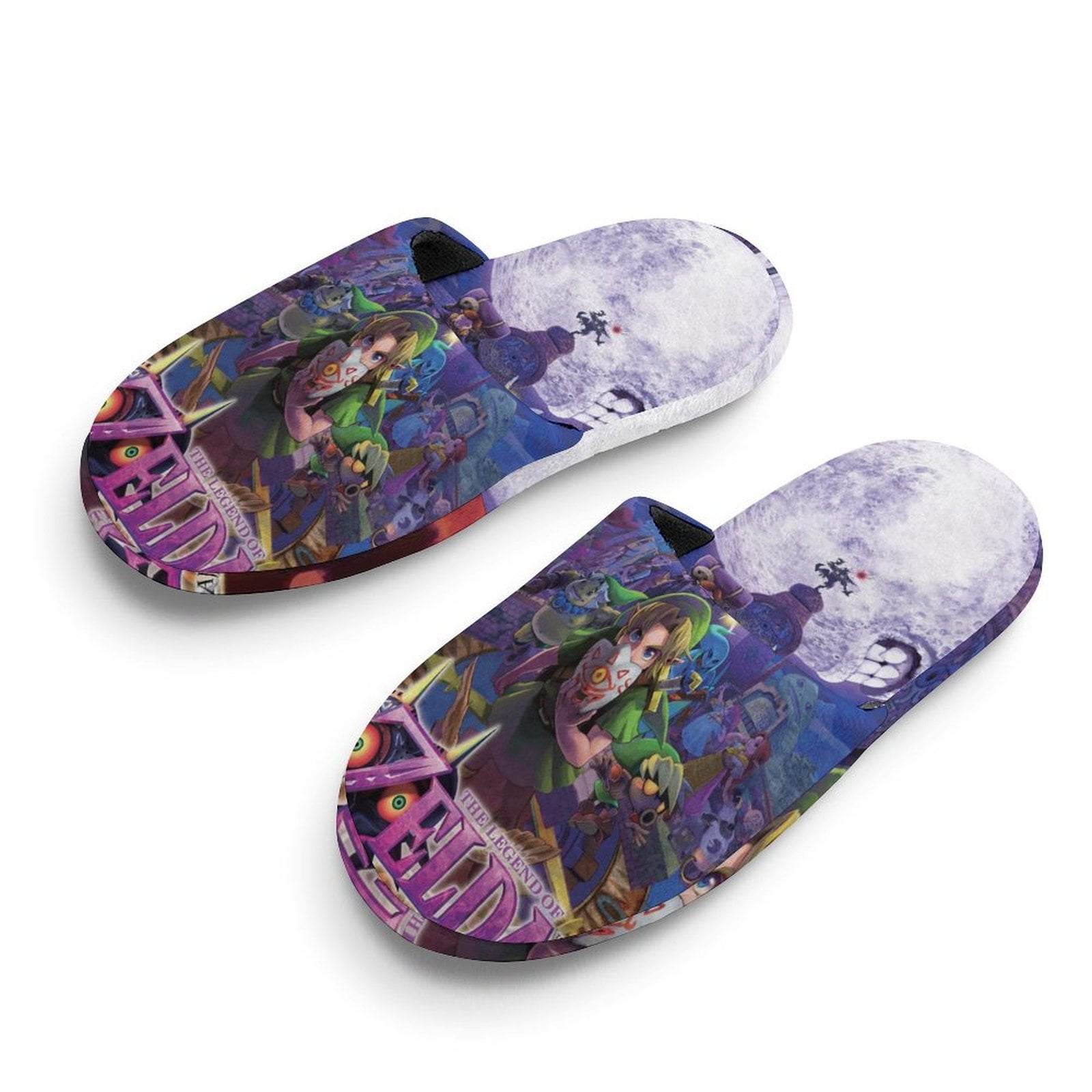 Kids The Legend of Zelda Slippers Boys Girls Non-Slip Fuzzy House ...