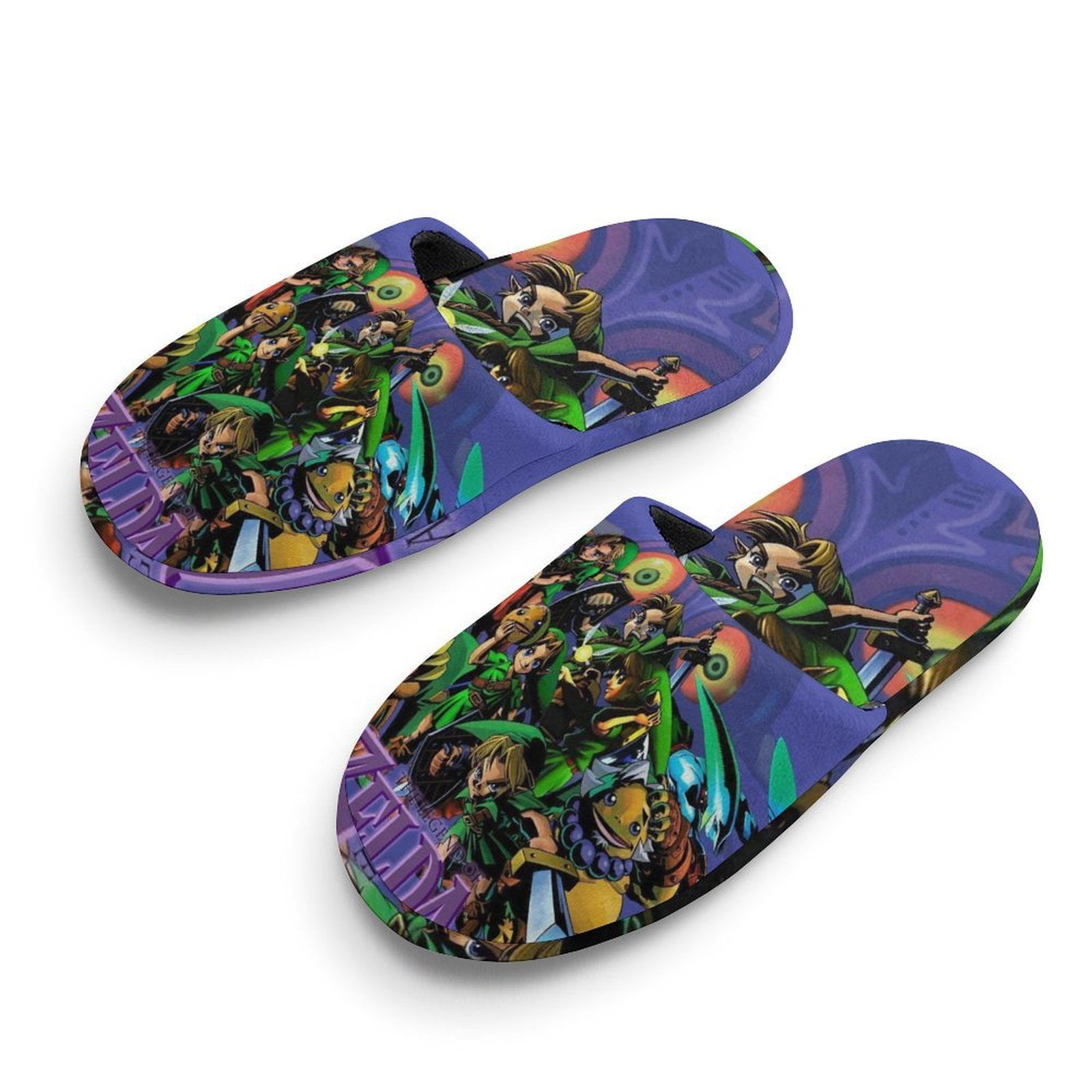 Kids The Legend of Zelda Slippers Boys Girls Non-Slip Fuzzy House ...