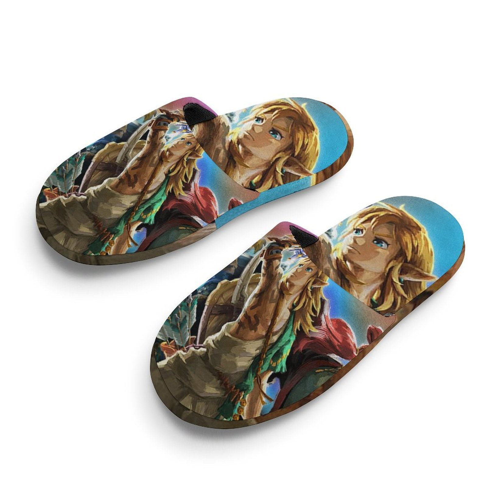 Kids The Legend of Zelda Slippers Boys Girls Non-Slip Fuzzy House ...