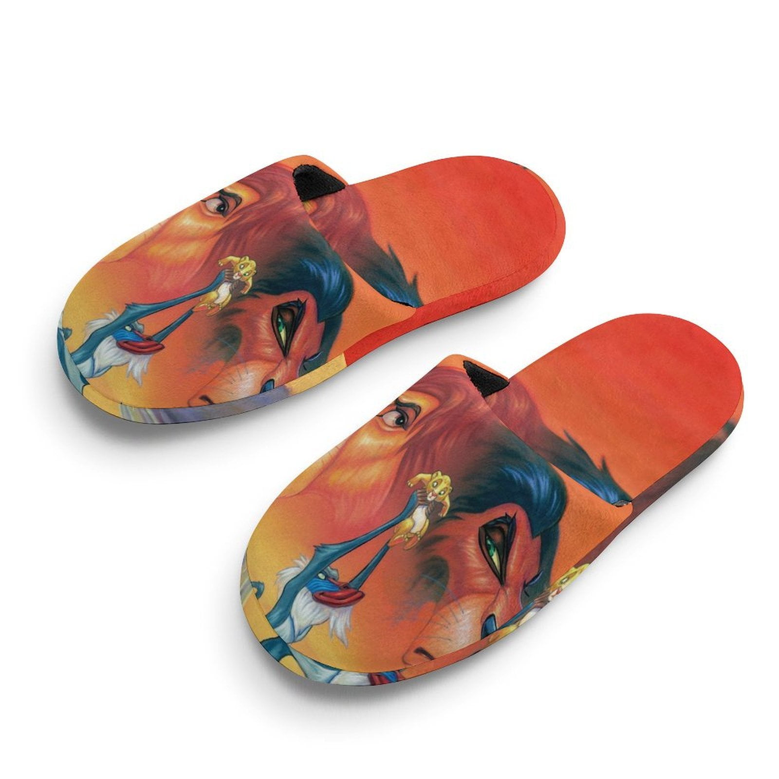 Kids The Lion King Slippers Boys Girls Non-Slip Fuzzy House Slippers ...