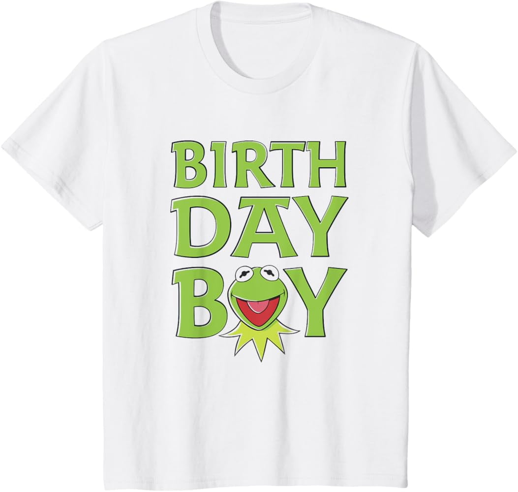 Kids The Muppets Birthday Boy Kermit The Frog Youth Shirt, Size 3Xl ...
