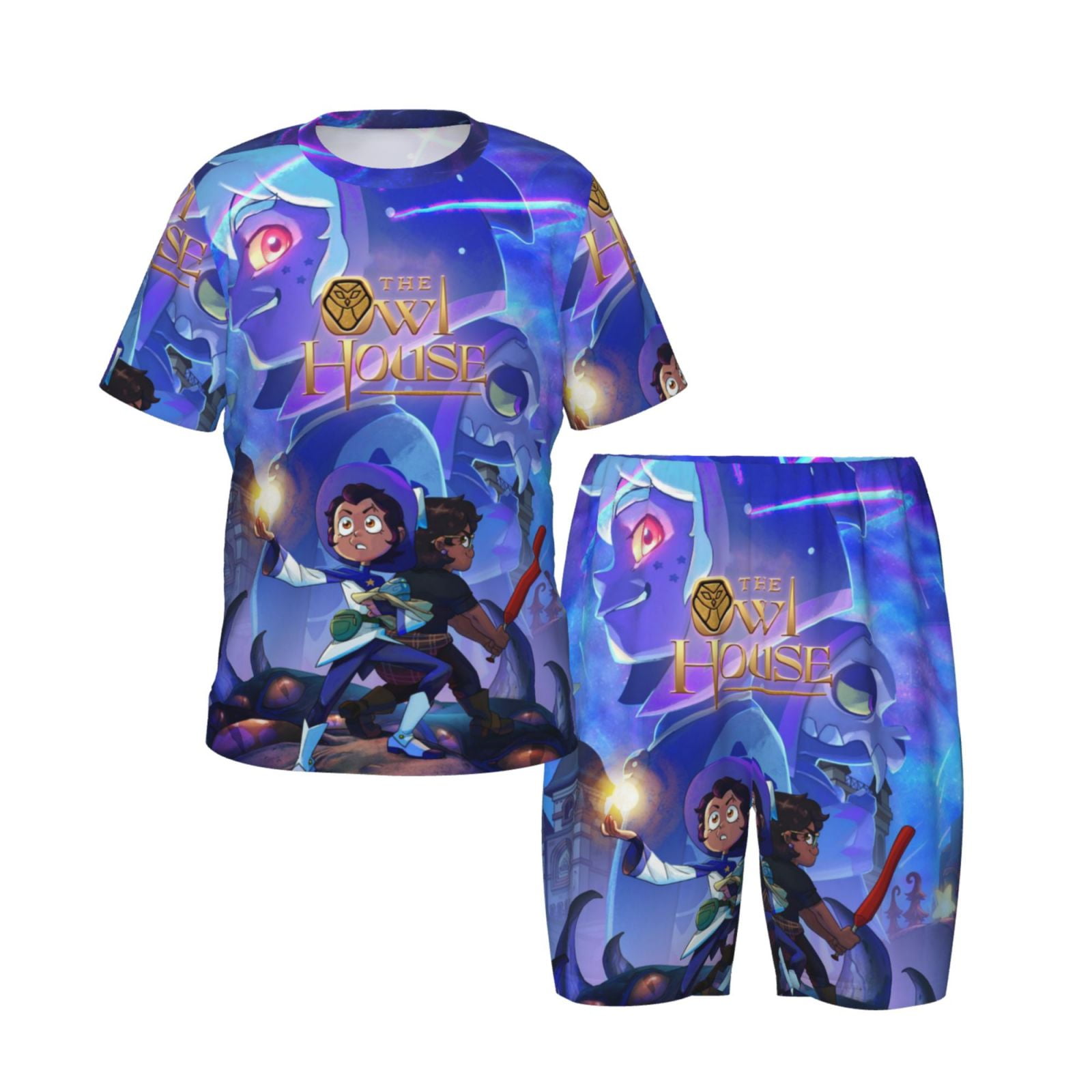 Kids The Owl Hou-s Pajama Set Kids Cartoon Tee Shirt And Short Set 2PCS ...