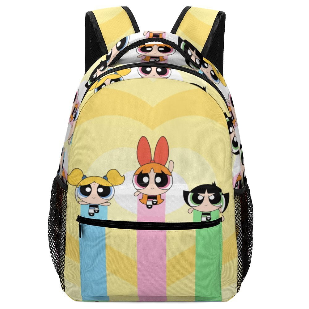 Kids The Powerpuff Girls Backpacks School Bag Bookbag Casual Daypack ...