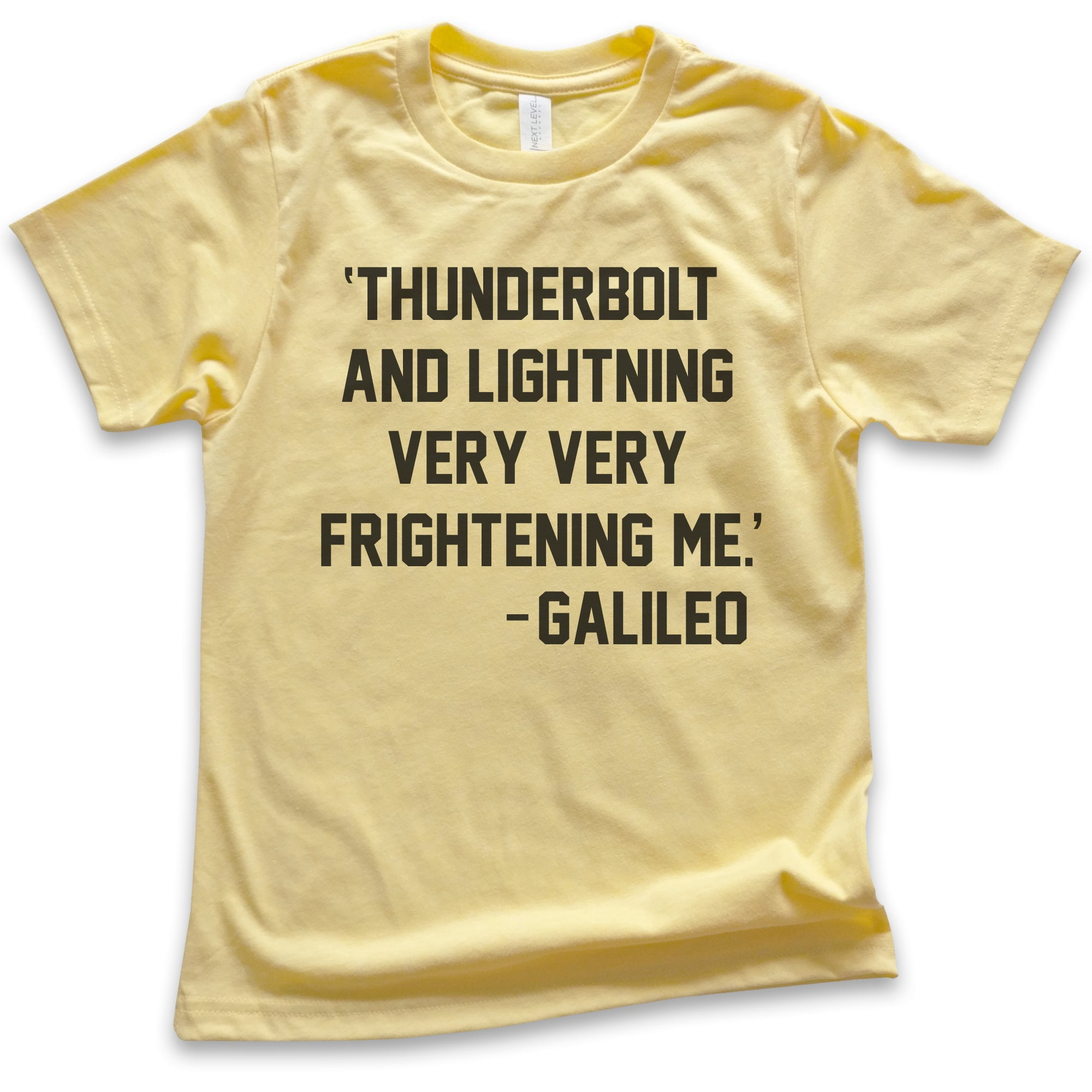 Kids Thunderbolt And Lightning Very Very Frightening Me -Galileo Shirt ...