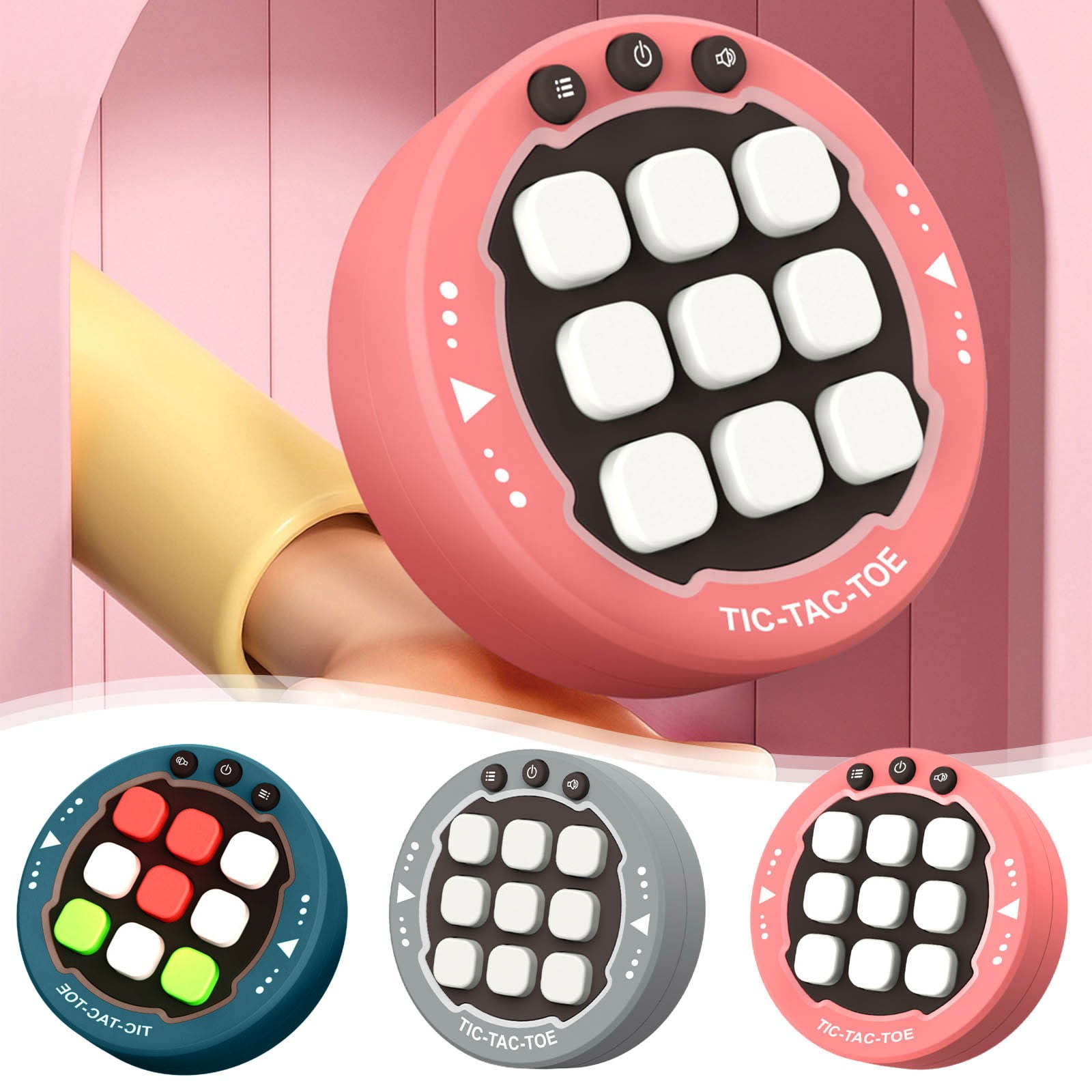 Kids' Tic-Tac-Toe Game Toy - Portable Interactive Desktop Game for ...