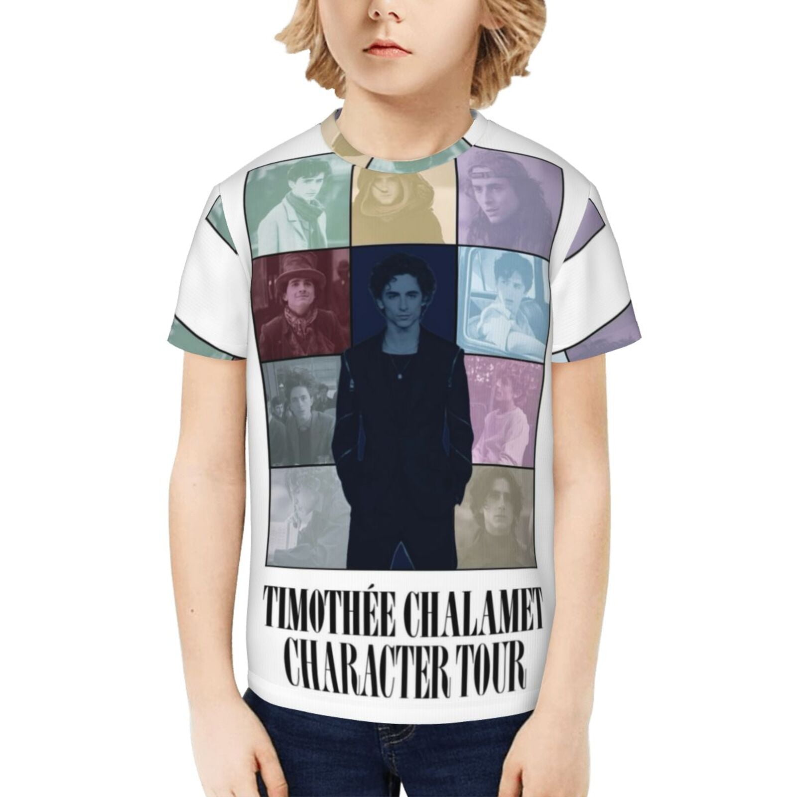 Kids Timothee Chala-me Shirt 3d Printing Cartoon T Shirt Casual Top ...