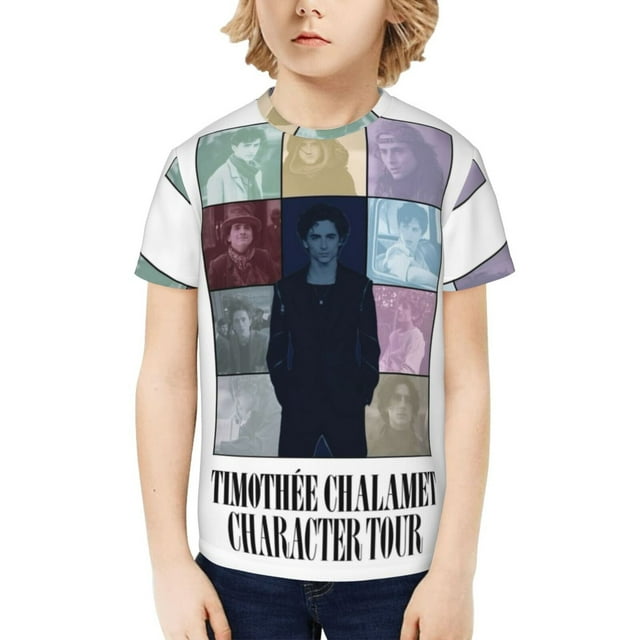 Kids Timothee Chala-me Shirt 3d Printing Cartoon T Shirt Casual Top ...