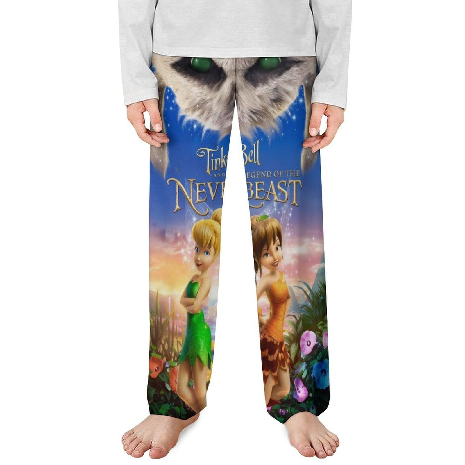 Kids Tinker-bel Legend of the Never Beast Pajamas Pant Comfortable Drawstring Lounge Pajama ...
