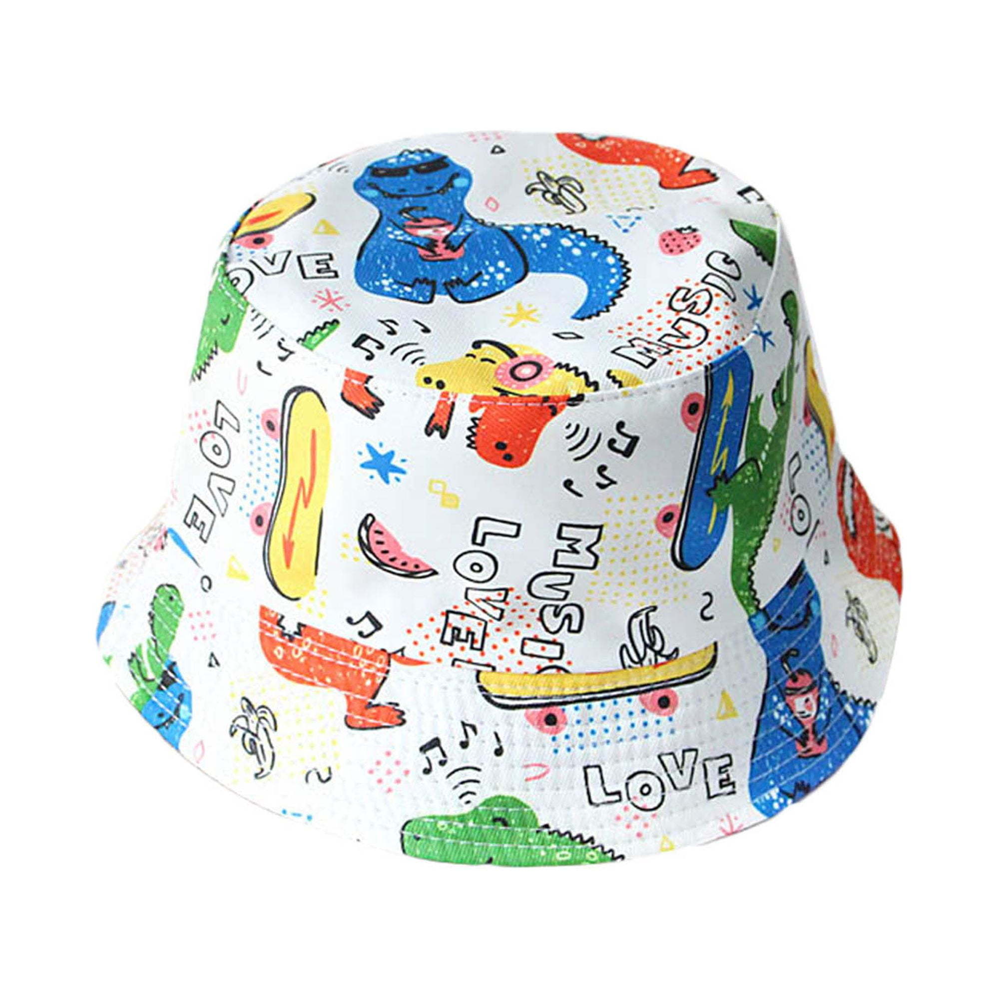 Kids Toddler Boys Sun Hats Summer Baby UPF 50+ Beach Hats Dinosaur Sun ...