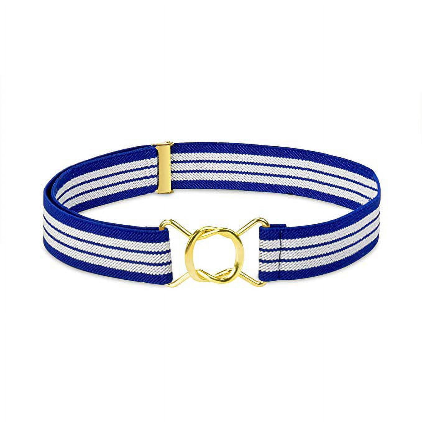 Kids Toddler Clasp Gold Buckle Belt -Elastic Adjustable Stretch Boys ...